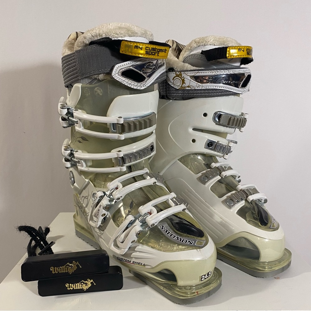 Solomon Idol 8 Crystal Star Ski Boot Size 24.4 - 8.5 - Gem
